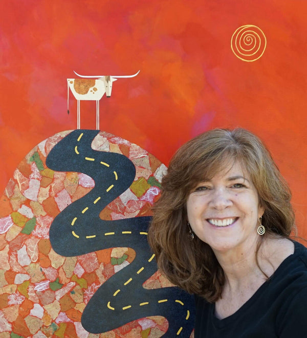 Longhorn with The Blue Greeting Cards by Casey Craig - Art for the ...