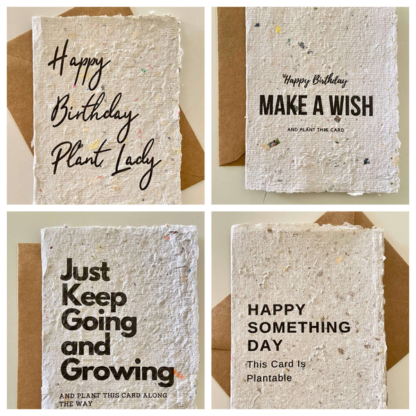 Plantable Greeting Card Selection by Kelly Chambliss of Rockywoods Stu ...